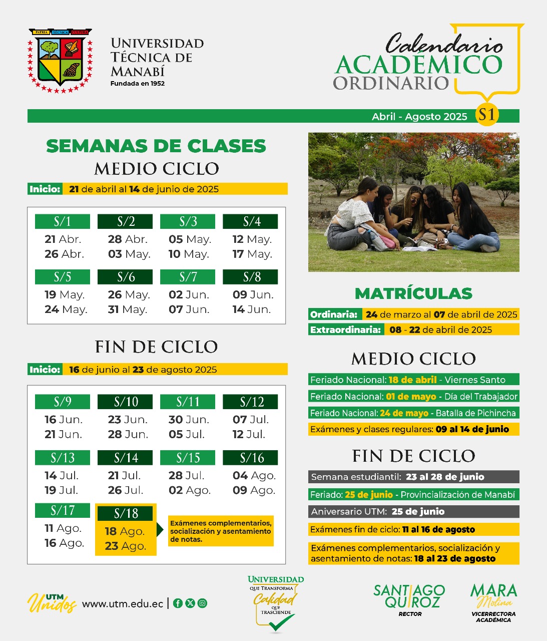 Calendario Académico